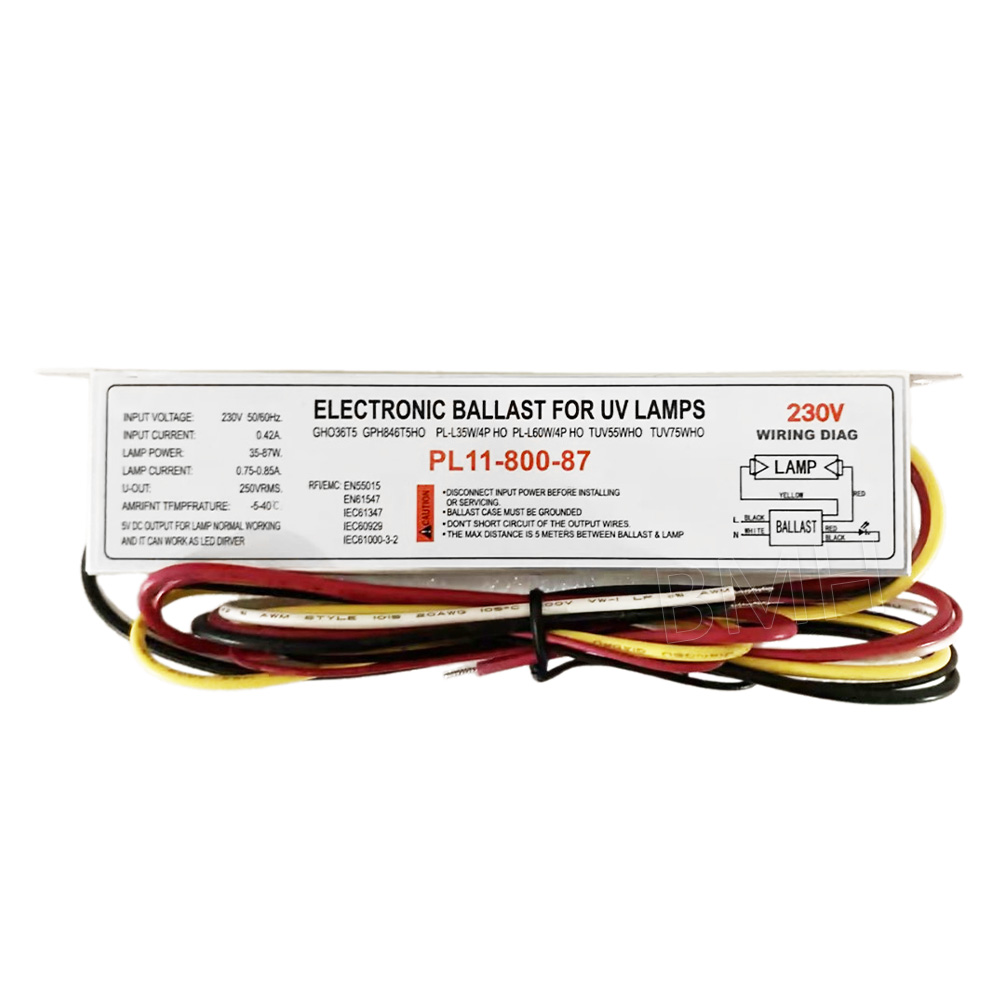 长石京源 PL11-800-87 电子镇流器 （贴中性标） - 百明汇照明科技|舞台照明|紫外杀菌灯|医疗光源|特殊光源解决方案